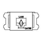 パナソニック NR3160A011 ぐっとす情報モジュラ埋込・A・CAT5E (10個セット) Panasonicの通販はau PAY ...
