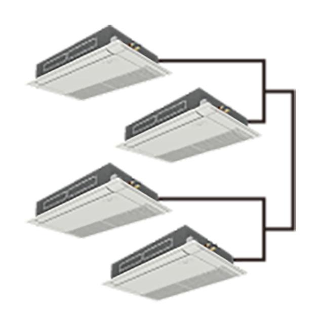 パナソニック PA-P280D7HVNB 業務用エアコン 高天井用1方向カセット形 ダブルツイン 三相 パッケージエアコン 10馬力 200V XEPHY Eco クーラー 冷房 暖房 Panasonic (法人限定) (代引不可)