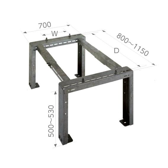日晴金属 PB-075-L PBキャッチャー 平地(H500) (法人限定)