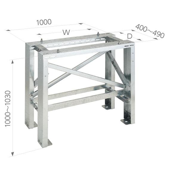 日晴金属 PB-1010-SST PBキャッチャー 平地(H1000) (法人限定)
