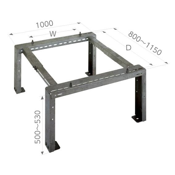 日晴金属 PB-105-L PBキャッチャー 平地(H500) (法人限定)