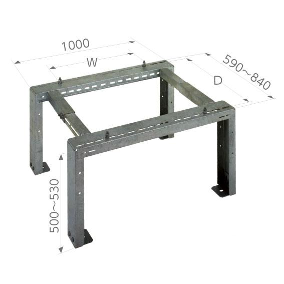 日晴金属 PB-105-M PBキャッチャー 平地(H500) (法人限定)