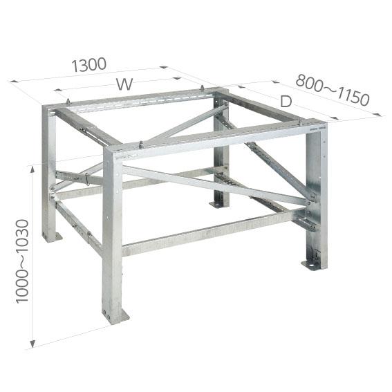 日晴金属 PB-1310-LT PBキャッチャー 平地(H1000) (法人限定)