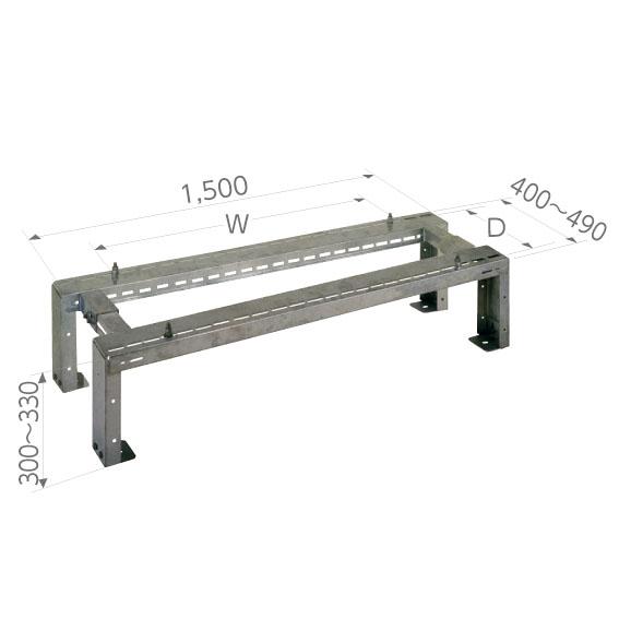 日晴金属 PB-153-SS PBキャッチャー 平地(H300) (法人限定)
