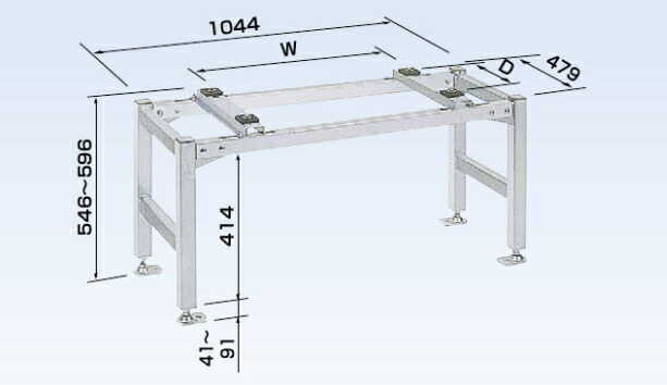 オーケー器材 PAキーパー 高置台 ステンレス K-KHS105G (法人限定)
