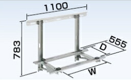 オーケー器材 PAキーパー 壁面置台 ステンレス K-KKS15G
