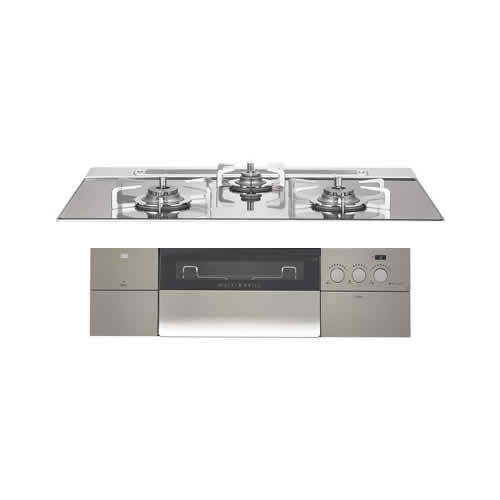 ノーリツ N3S15PWASKSTESC-LP ビルトインガスコンロ PROGRE プログレ 3口コンロ 幅75cm プロパンガス用 NORITZ (代引不可) (法人限定)