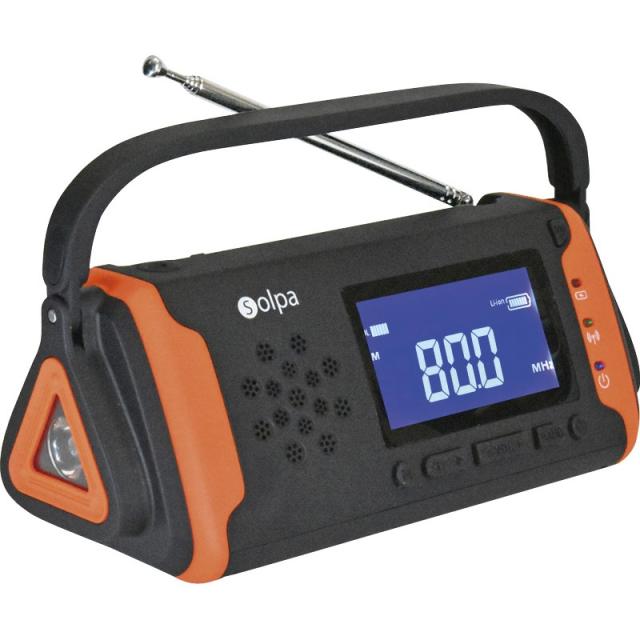 Solpa SL-091 手回し／ソーラー蓄電ラジオ 「チャージオ ラムダ」 ギフト 内祝い 贈り物 贈与品 プレゼント お返し チャージオ ...