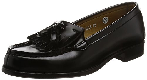 [ハルタ] タッセルローファー トラディショナル 2E 合皮 レディース 4515 ブラック 22 cm 2E