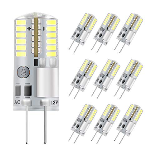 DiCUNO G4口金 LED電球 3W 30W白熱電球相当 昼白色 6000K 250lm LEDライト AC/DC 12V 省エネ 360 ...