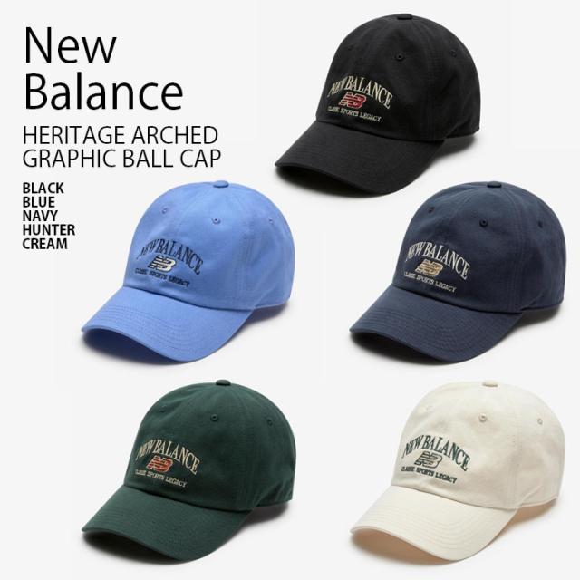 New Balance ニューバランス ベースボールキャップ HERITAGE ARCHED GRAPHIC BALL CAP キャップ 帽子 メンズ レディース NBGDFS1111