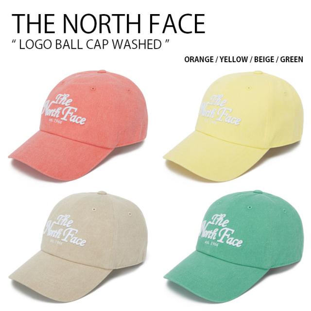 THE NORTH FACE ノースフェイス ベースボールキャップ LOGO BALL CAP WASHED キャップ 帽子 メンズ レディース NE3CQ00M/N/O/P