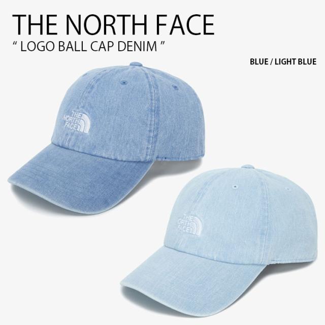 THE NORTH FACE ノースフェイス ベースボールキャップ LOGO BALL CAP DENIM キャップ デニム 帽子 ブルー メンズ レディース NE3CQ00K/L