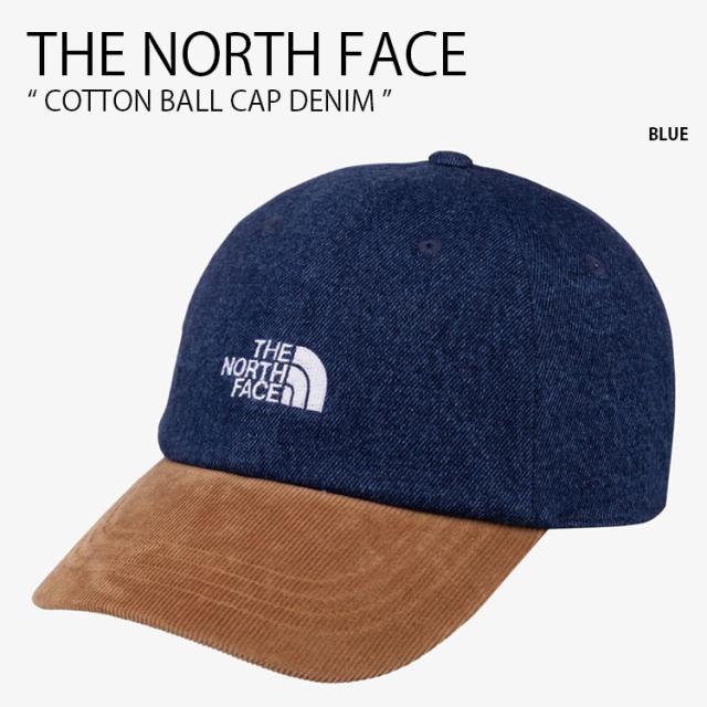 THE NORTH FACE ノースフェイス ベースボールキャップ COTTON BALL CAP DENIM キャップ デニム 帽子 メンズ レディース NE3CQ50M