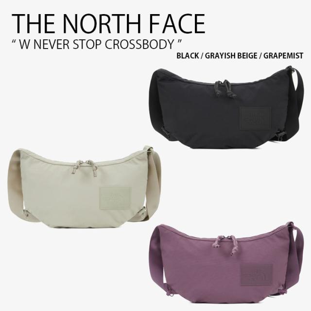 THE NORTH FACE ノースフェイス ショルダーバッグ W NEVER STOP CROSSBODY クロスバッグ ホーボーバッグ メンズ レディース NN2PQ84A/B/C
