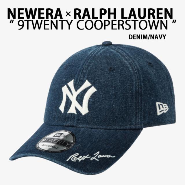 New Era ニューエラ RALPH LAUREN ラルフローレン デニム キャップ 9TWENTY UNSTRUCTURED COOPERSTOWN MLB DENIM CAP ヤンキース コラボ