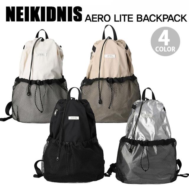 NEIKIDNIS ネイキドニス バックパック AERO LITE BACKPACK エアロライト リュック デイパック ナイロンリュック メッシュポケット A4収納