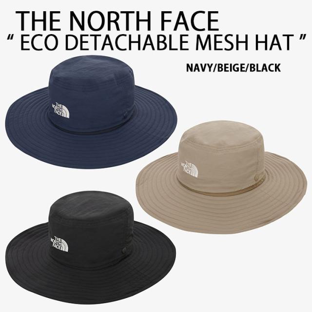 THE NORTH FACE ノースフェイス ハット メッシュハット ECO DETACHABLE MESH HAT 帽子 ストラップ付き サファリハット NE3HR05
