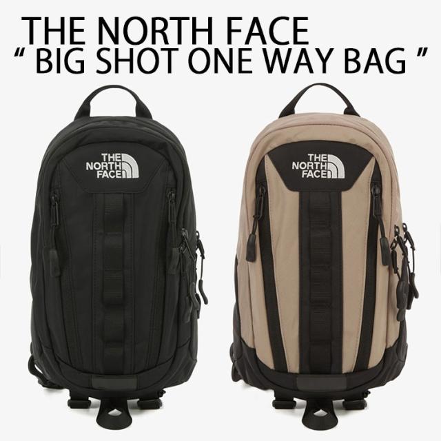 THE NORTH FACE ノースフェイス ショルダーバッグ BIG SHOT ONE WAY BAG ビッグショット ワンウェイ BEIGE BLACK NN2PR03 NN2PQ80