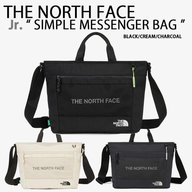 THE NORTH FACE ノースフェイス キッズバッグ 子供用バッグ JR. SIMPLE MESSENGER BAG メッセンジャー バッグ A4収納 通学バッグ NN2PR04