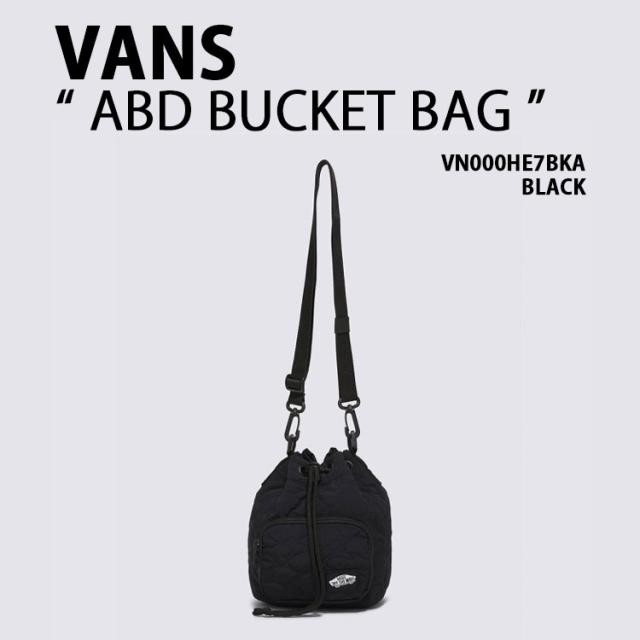 VANS バンス クロスバッグ ABD BUCKET BAG バケットバッグ BLACK ブラック ボディーバッグ ミニバッグ メンズ レディース VN000HE7BKA