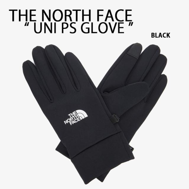 THE NORTH FACE ノースフェイス 手袋 UNI PS GLOVE ストレッチグローブ BLACK スマートタッチ ストレッチ素材 手ぶくろ NJ3GR52A