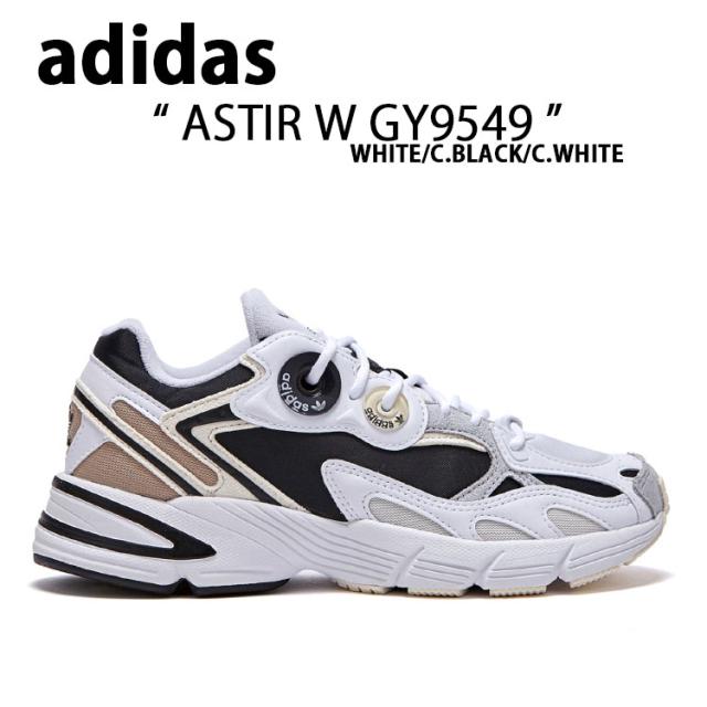 adidas アディダス スニーカーASTIR アスター GY9549 WHITE BLACK CREAM