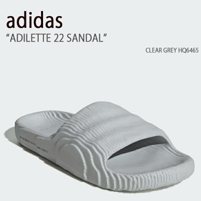 adidas アディダス サンダル スリッパ ADILETTE 22 GREY HQ6465
