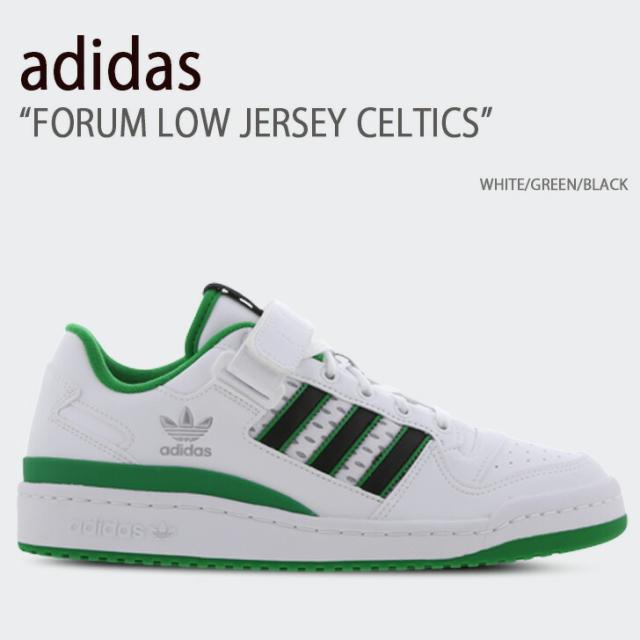 adidas アディダス スニーカー FORUM LOW JERSEY CELTICS WHITE GREEN BLACK  HR1024
