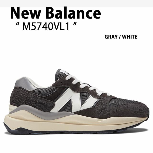 New Balance ニューバランス スニーカー M5740VL1 NEWBALANCE M5740 GRAY DARK GRAY シューズ ビッグN レザー 本革