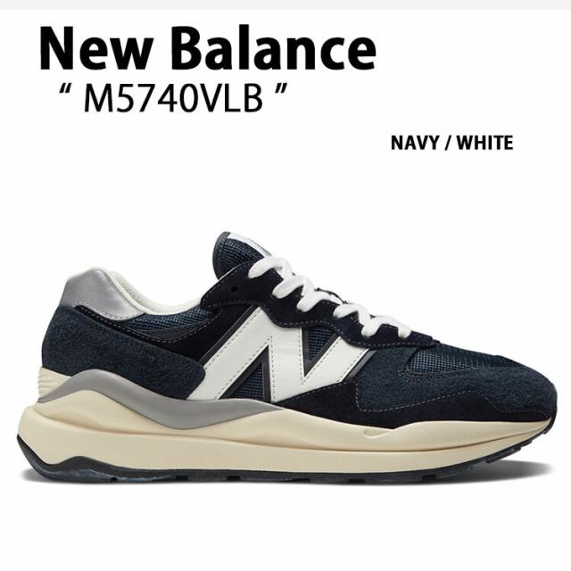 New Balance ニューバランス スニーカー M5740VLB NEWBALANCE M5740 NAVY WHITE シューズ ビッグN レザー 本革