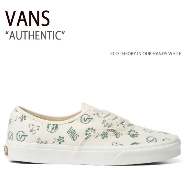 VANS スニーカー AUTHENTIC VN0A5JMPTBD THEORY IN OUR HANDS WHITE