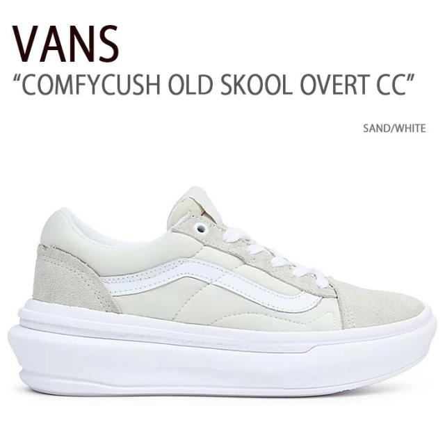 VANS スニーカー COMFYCUSH OLD SKOOL OVERT CC SAND WHITE VN0A7Q5E1NF