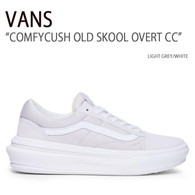 VANS スニーカー COMFYCUSH OLD SKOOL OVERT CC LIGHT GREY WHITE VN0A7Q5ELGX