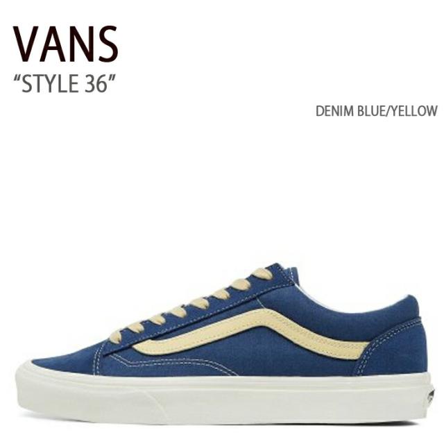 VANS スニーカー STYLE 36 VN0A3DZ3BOB スタイル 36 BLUE YELLOW