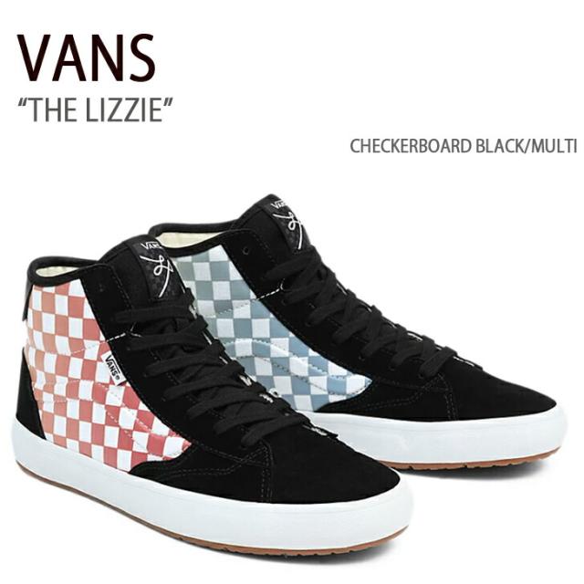 VANS スニーカー THE LIZZIE VN0A4BX1BML ザ リジー CHECKERBOARD BLACK