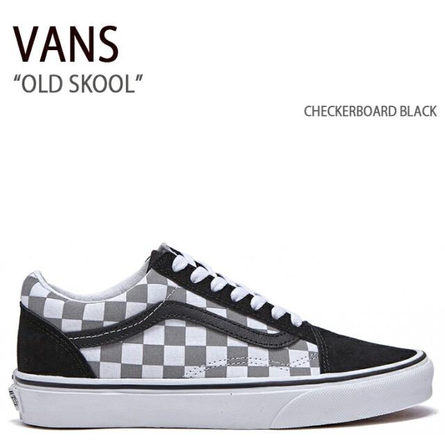VANS スニーカー OLD SKOOL VN0A5JMIB9J オールドスクール CHECKERBOARD BLACK