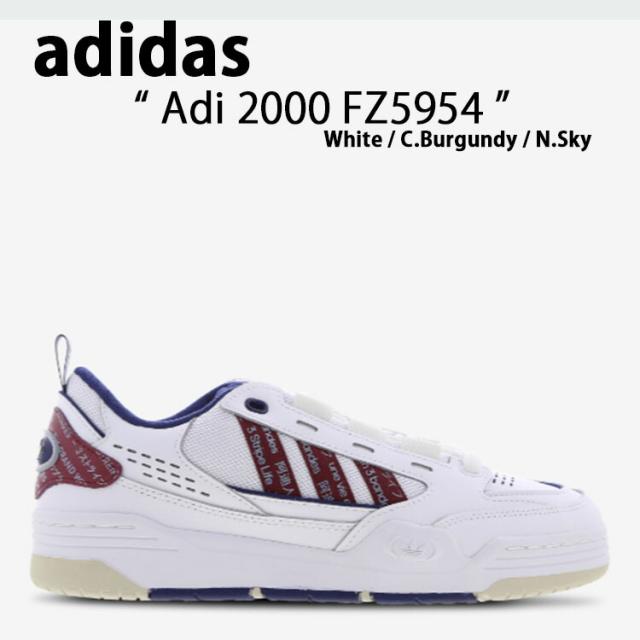 adidas Originals アディダス オリジナルス スニーカー ADI 2000 アディ2000 FZ5954 White Burgundy Sky