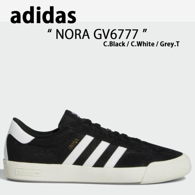 adidas Originals アディダス オリジナルス スニーカー NORA  ノア GV6777 Black White Grey