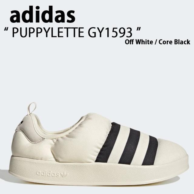 adidas アディダス ミュール PUPPYLETTE WHITE GY1593 パフィレッタ スリッポン シューズ サンダル メンズ レディース