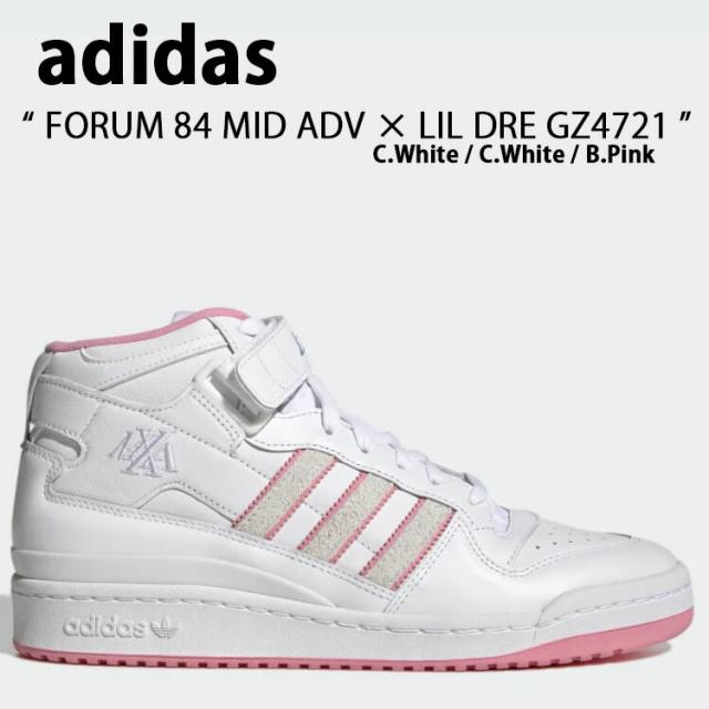 adidas Originals アディダス オリジナルス スニーカー FORUM 84 MID ADV × LIL DRE GZ4721 LIY99 フォーラム 84 ミッド ADV × リル・ドレ White Pink