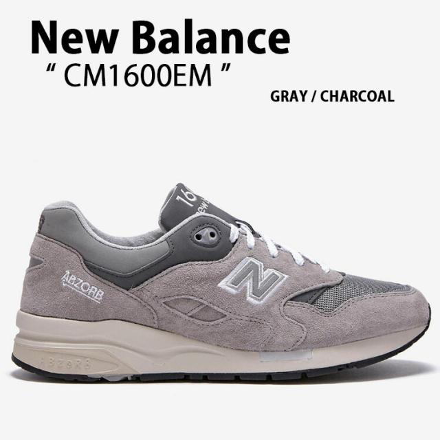New Balance NEWBALANCE CM1600 CM1600EM GRAY CHARCOAL レザー 本革