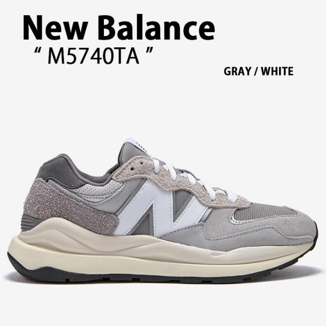 New Balance NEWBALANCE M5740 M5740TA GRAY WHITE レザー 本革