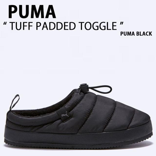 PUMA プーマ ミュール TUFF PADDED TOGGLE BLACK 39283201 タフ パデット トグル スリッポン シューズ サンダル スリッパ 上履き 外履き 会社用 学校用 メンズ レディース 男性用 女性用