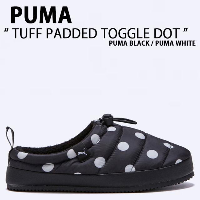 PUMA プーマ ミュール TUFF PADDED TOGGLE DOT 39286401 タフ パデット トグル スリッポン シューズ サンダル スリッパ 上履き 外履き 会社用 学校用 メンズ レディース 男性用 女性用