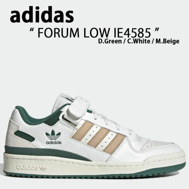adidas Originals アディダス オリジナルス スニーカー FORUM LOW フォーラム ロー IE4585 Green White Beige