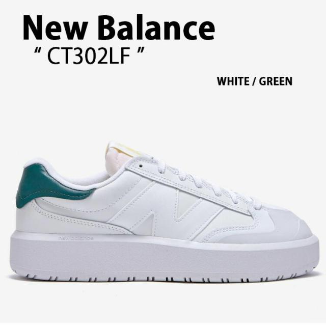 New Balance ニューバランス スニーカー CT302LF NEWBALANCE CT302 WHITE GREEN 本革 レザー