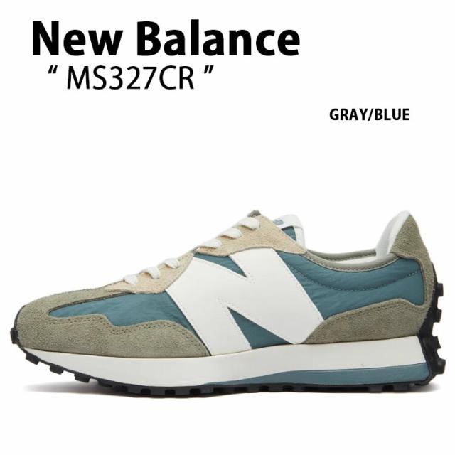 New Balance ニューバランス スニーカー 327 MS327CR GRAY BLUE  シューズ グレー ブルー スエード