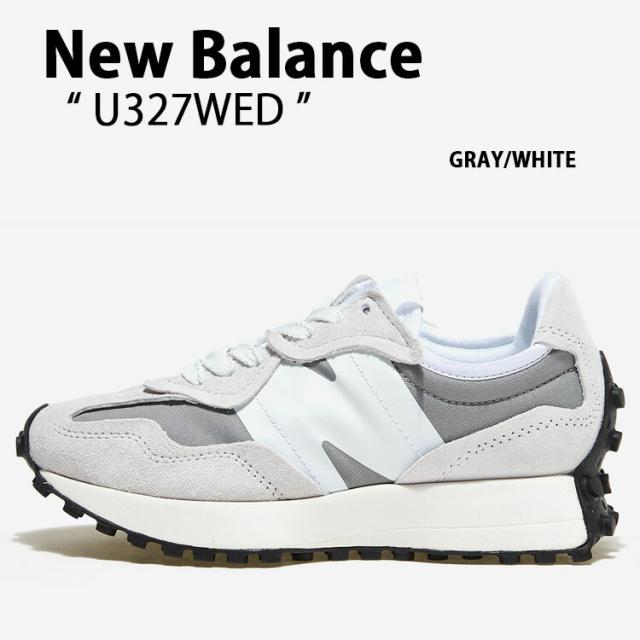 New Balance ニューバランス スニーカー 327 U327WED GRAY WHITE ピッグスウェード グレー ホワイト