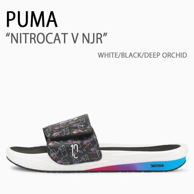 PUMA プーマ サンダル PUMA NITROCAT V NJR WHITE BLACK DEEP ORCHID シューズ メンズ レディース 男性用 女性用 385701-01
